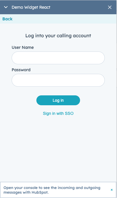 Api Del Crm Sdk De Extensiones De Llamada Hubspot